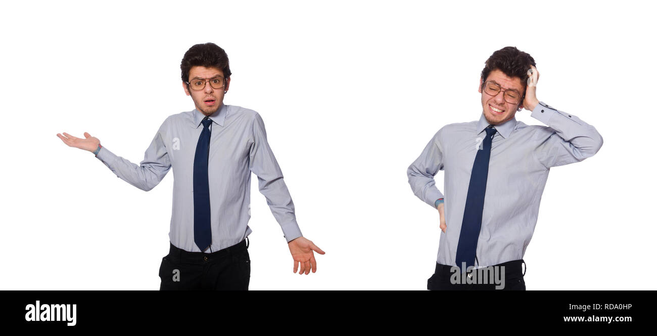 Embarrassed employee Cut Out Stock Images & Pictures - Alamy