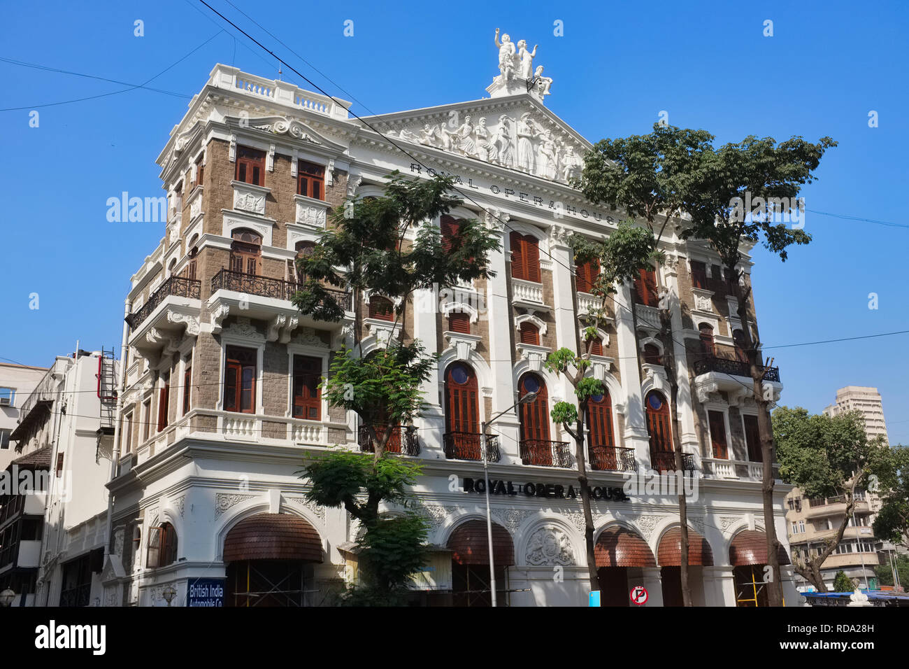 The Royal Opera House, in Mumbai, India, completed in 1912; restored ...