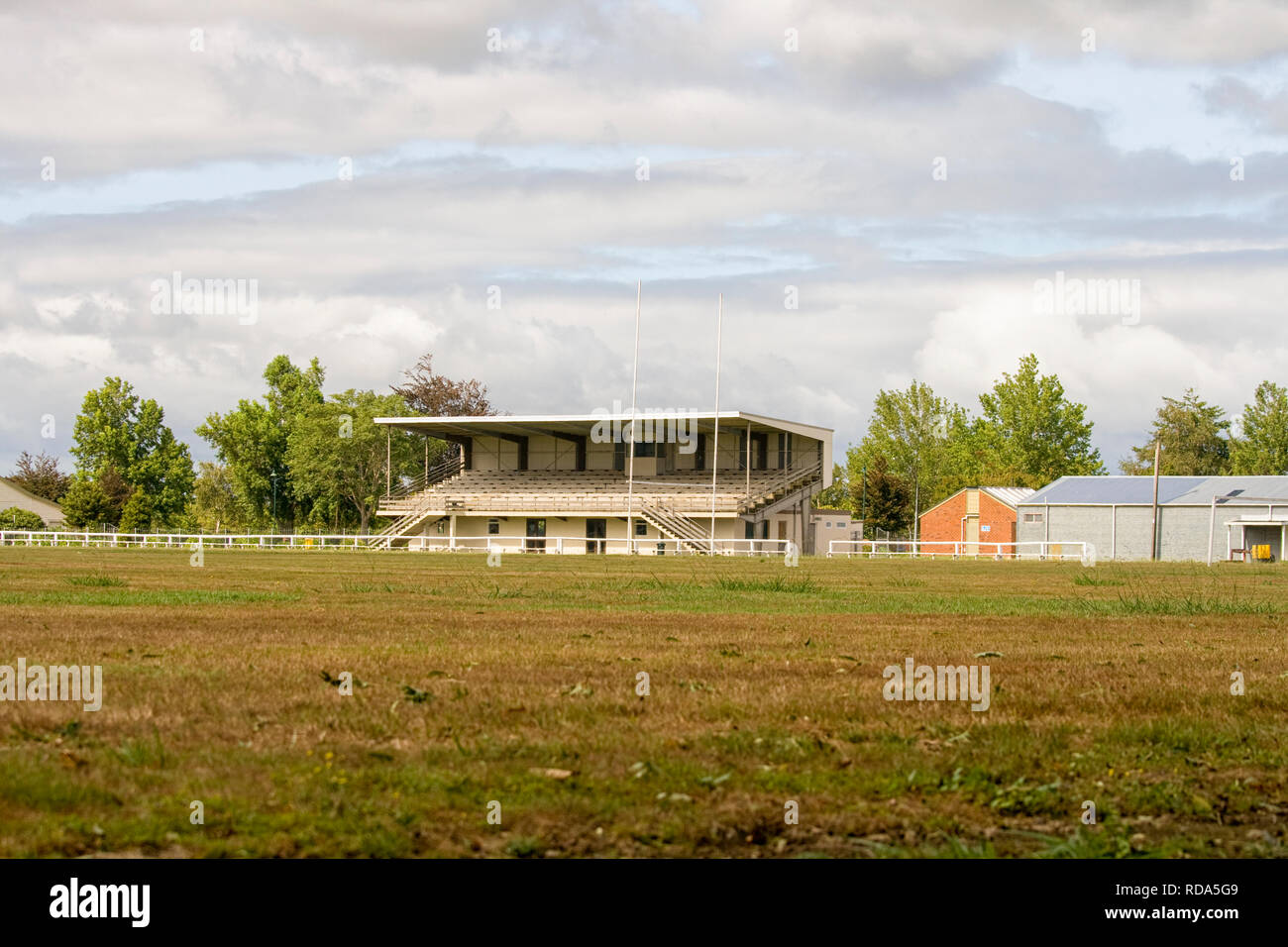 Empty seats in rugby stadium hi-res stock photography and images - Alamy