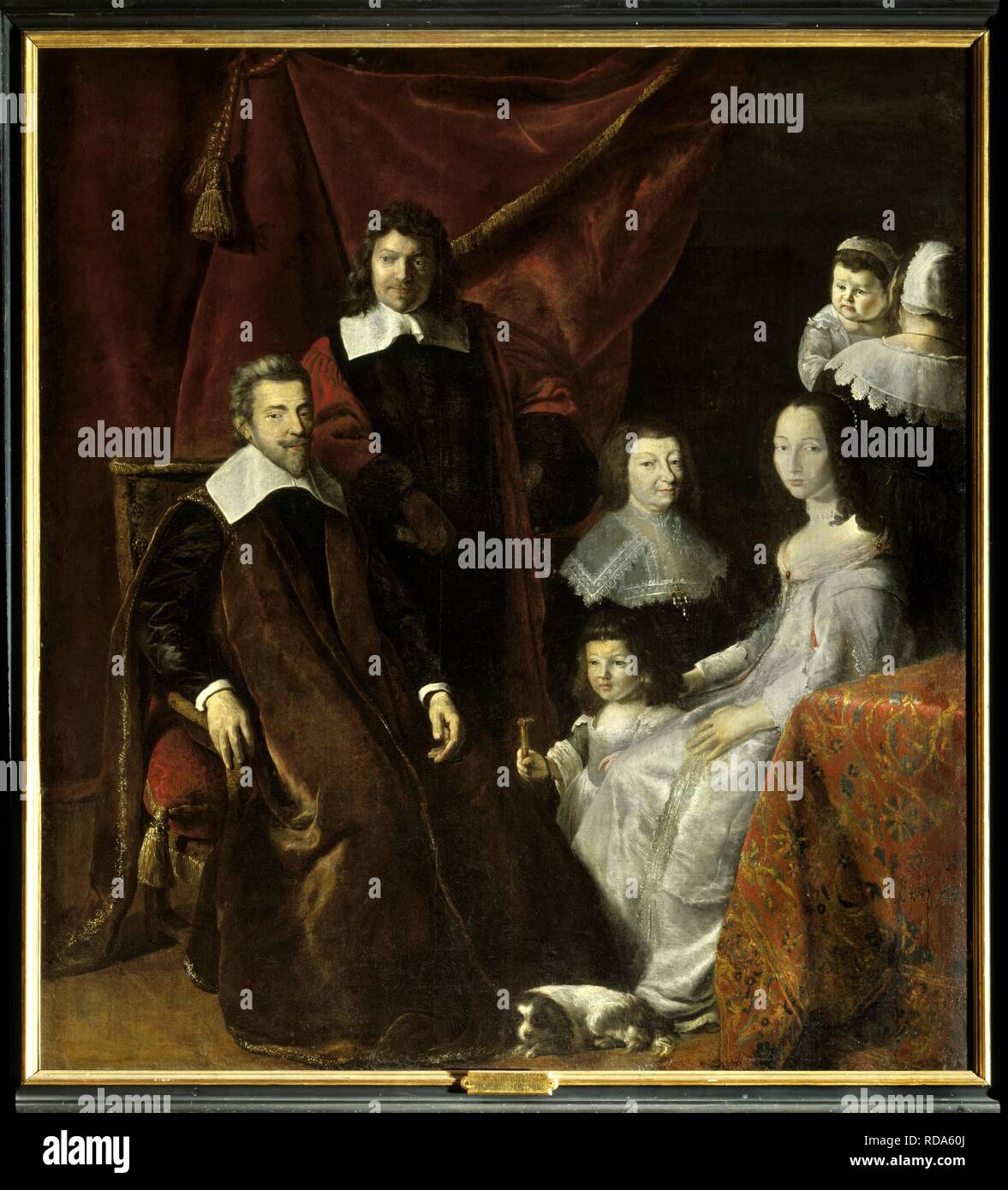 Portrait of the Family of Habert de Montmor. Museum: Château de Sully ...