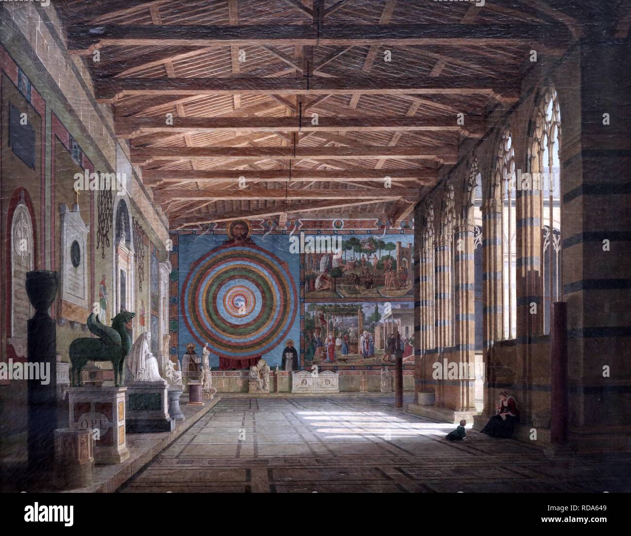 The Campo Santo in Pisa. Museum: Neue Pinakothek, Munich. Author ...