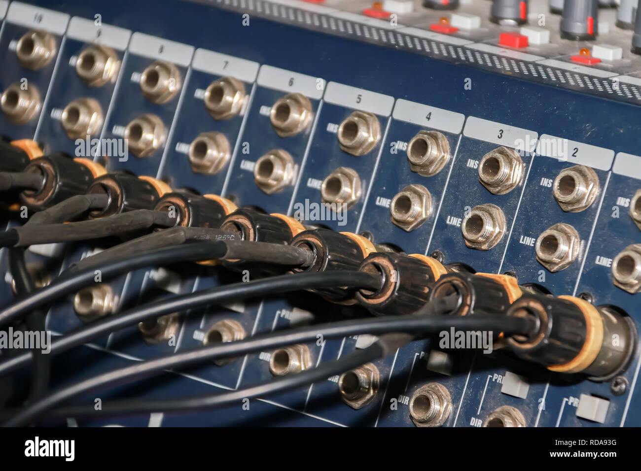 Input and output control panel hi-res stock photography and images - Alamy