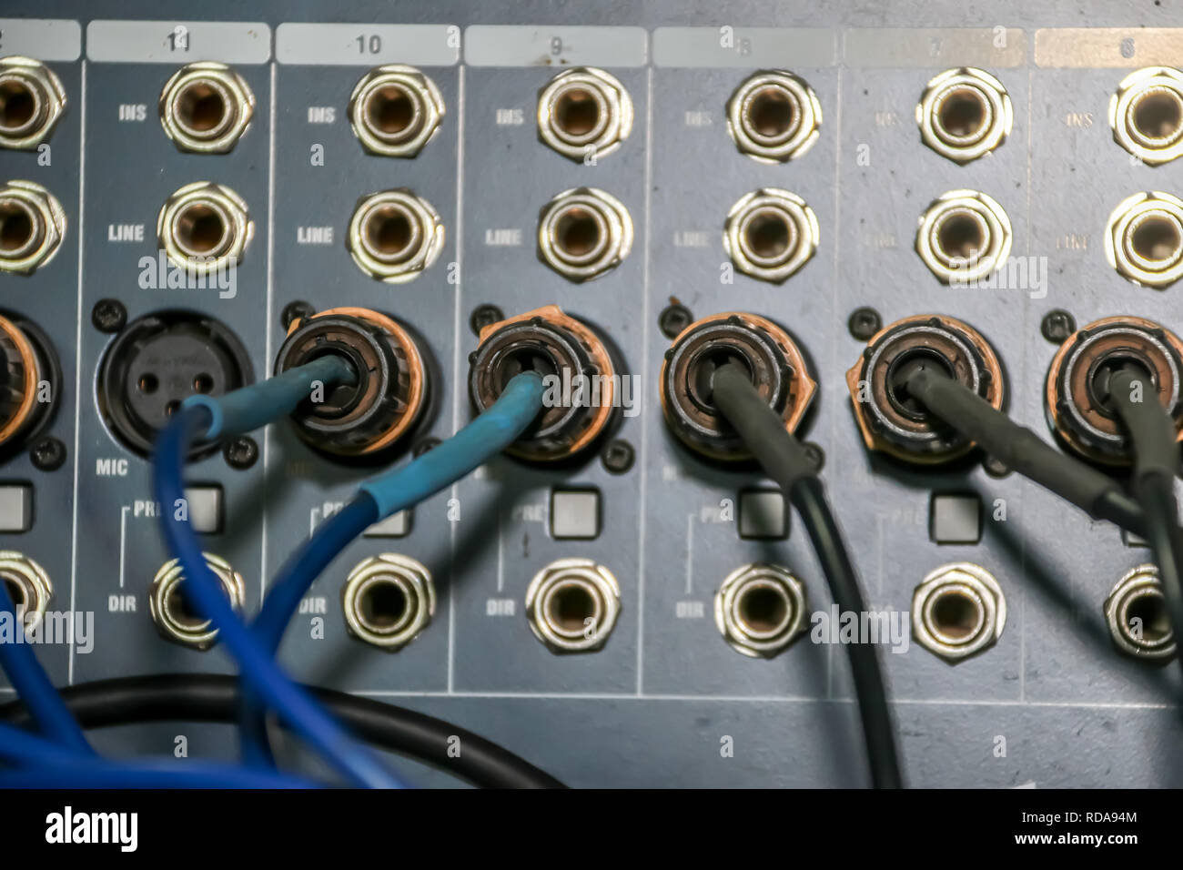 Input and output control panel hi-res stock photography and images - Alamy