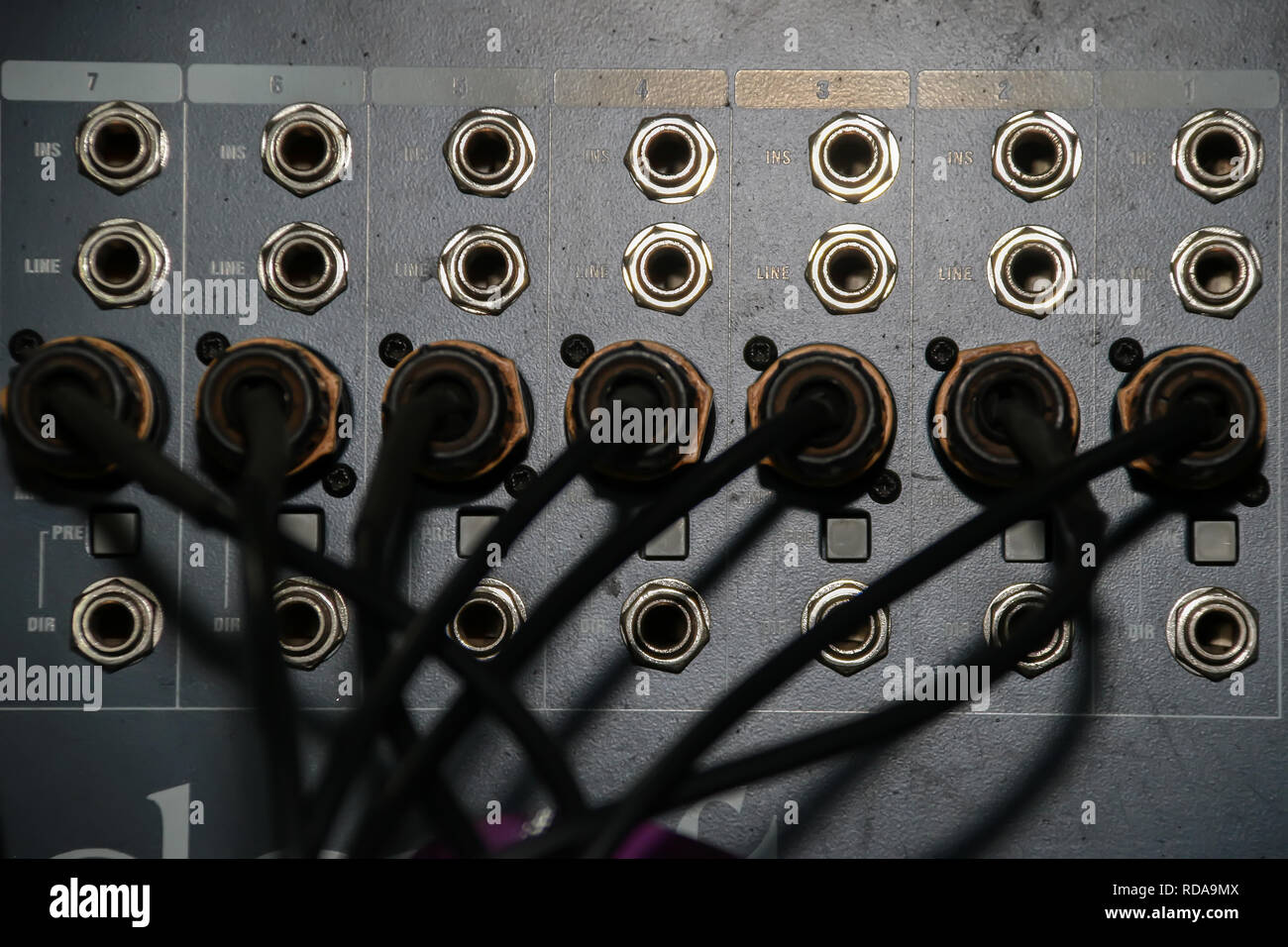 Input and output control panel hi-res stock photography and images - Alamy
