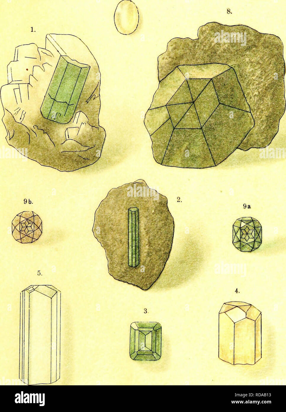 Golden beryl stone hi-res stock photography and images - Alamy