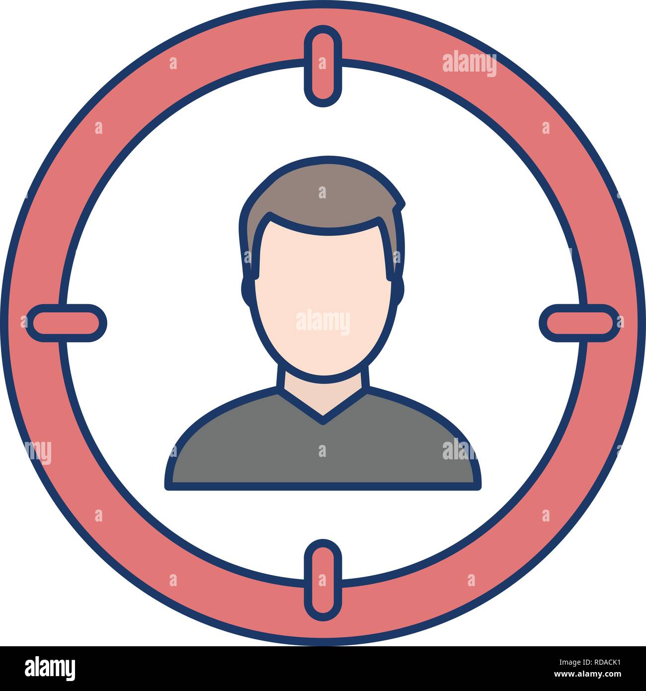 Aim Vector Icon Sign Icon Vector Illustration For Personal And ...