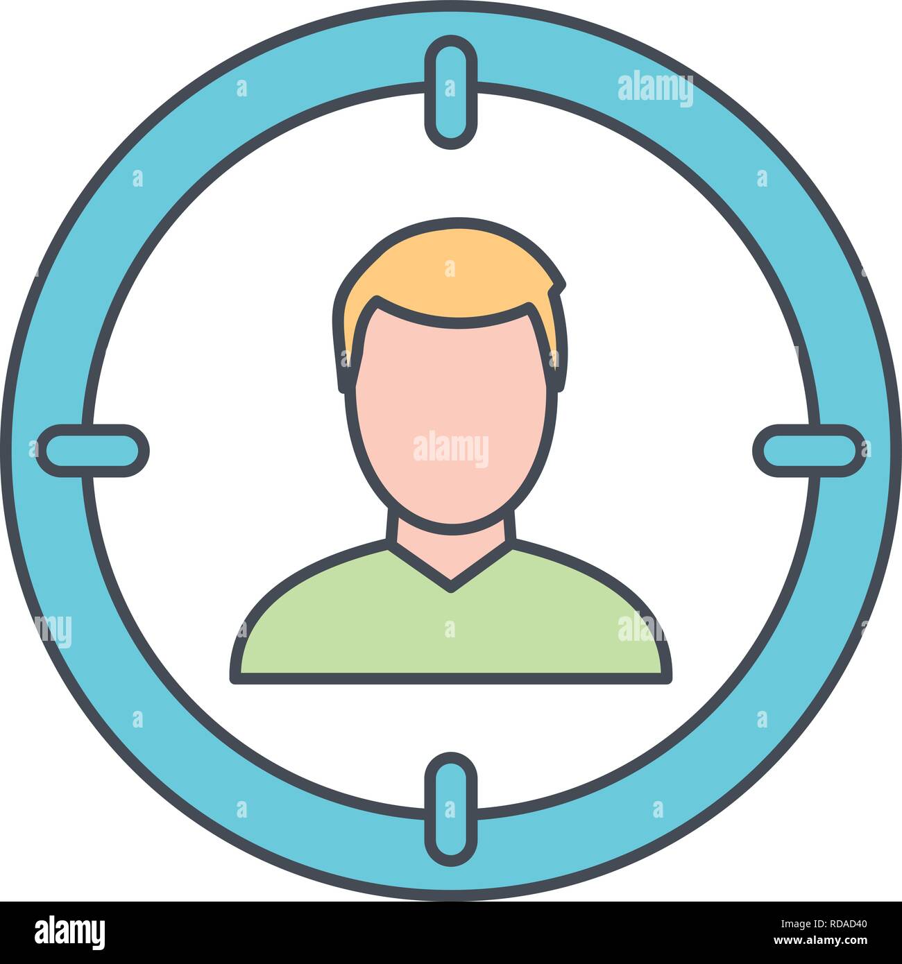 Aim Vector Icon Sign Icon Vector Illustration For Personal And ...