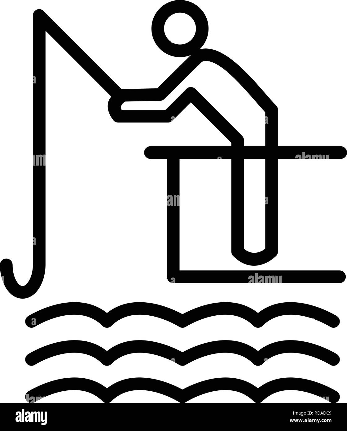 Fishing Sign Icon Vector Illustration For Personal And Commercial Use ...