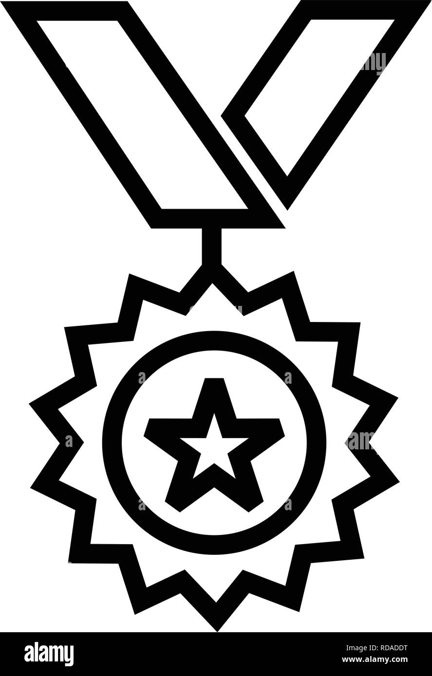 Medal Sign Icon Vector Illustration For Personal And Commercial Use ...