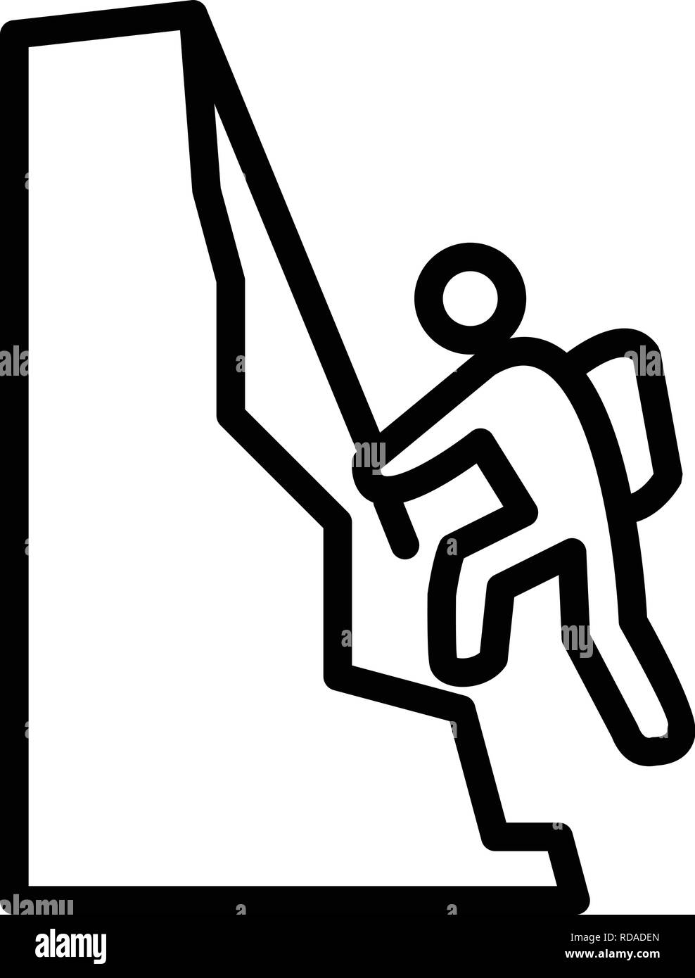 Mountain Climbing Vector Vectors High Resolution Stock Photography and ...
