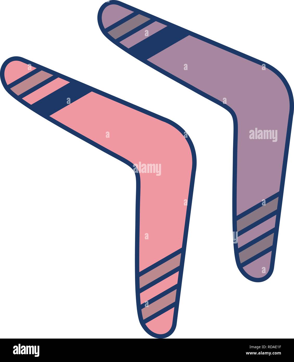 Boomerang black symbol illustration hi-res stock photography and images ...