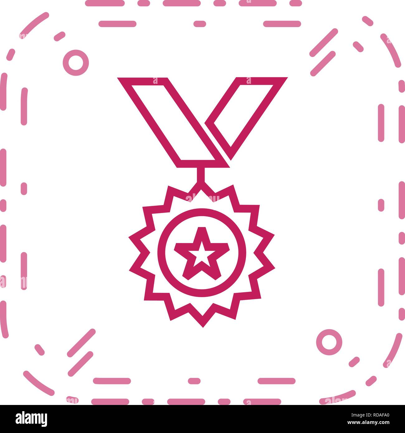 Medal Sign Icon Vector Illustration For Personal And Commercial Use ...