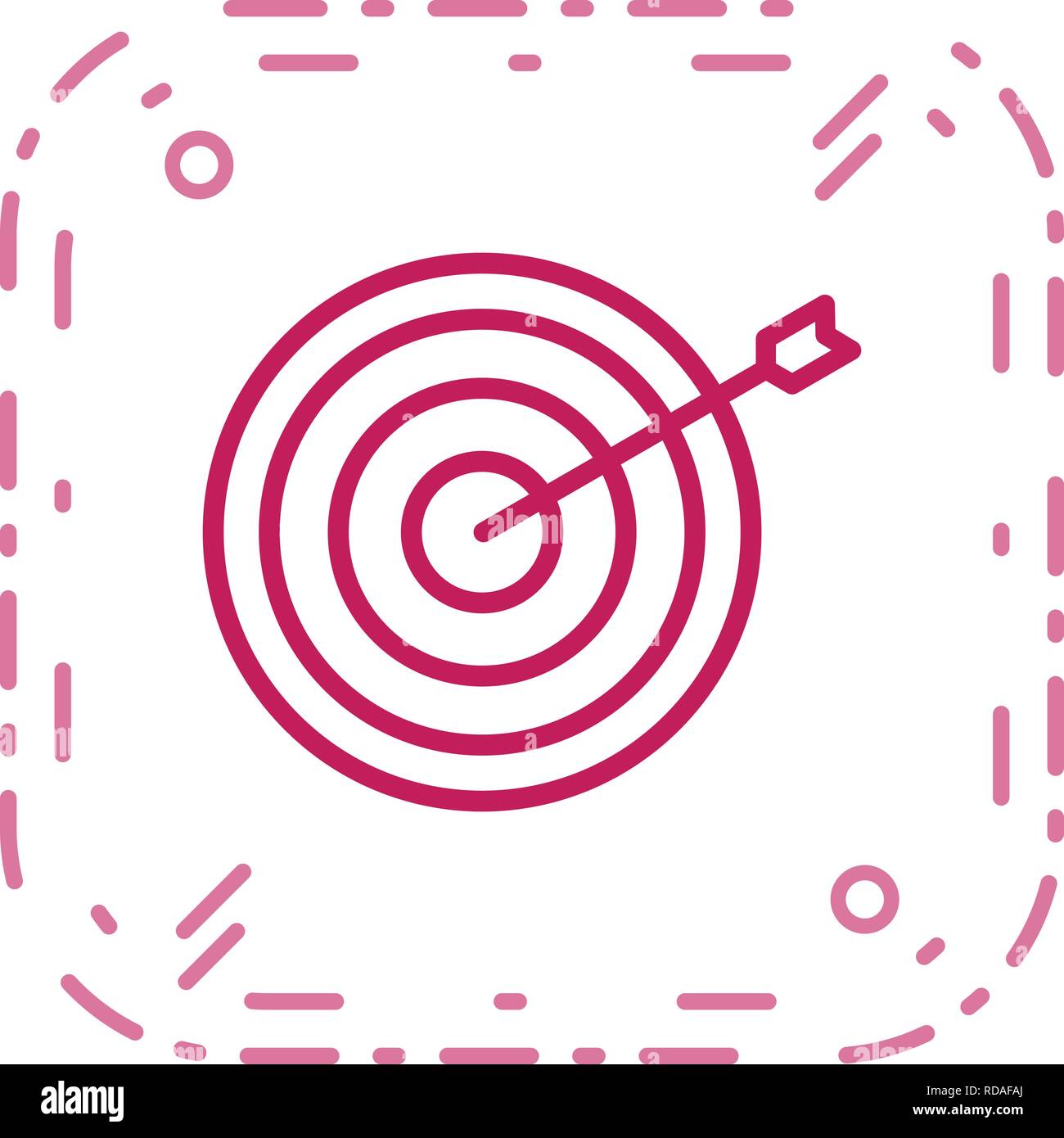 Bullseye Sign Icon Vector Illustration For Personal And Commercial Use ...
