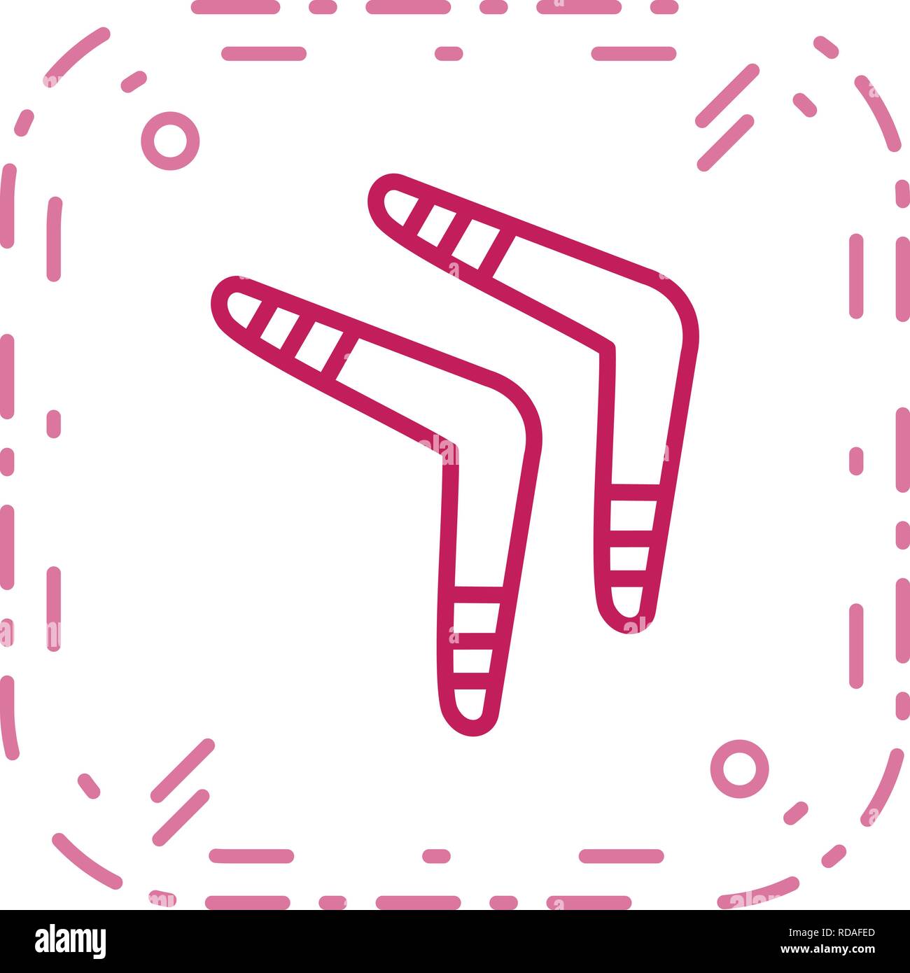 Boomerang Sign Icon Vector Illustration For Personal And Commercial Use ...