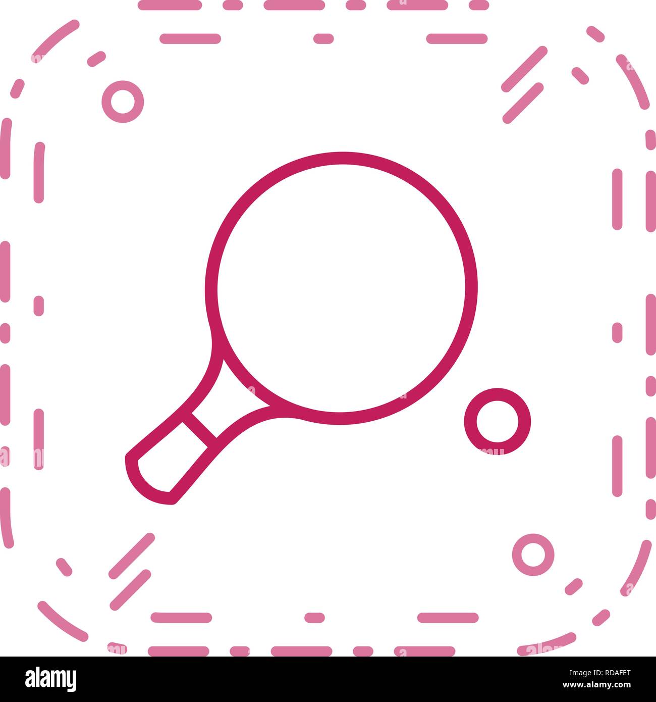 Ping Pong Sign Icon Vector Illustration For Personal And Commercial Use ...