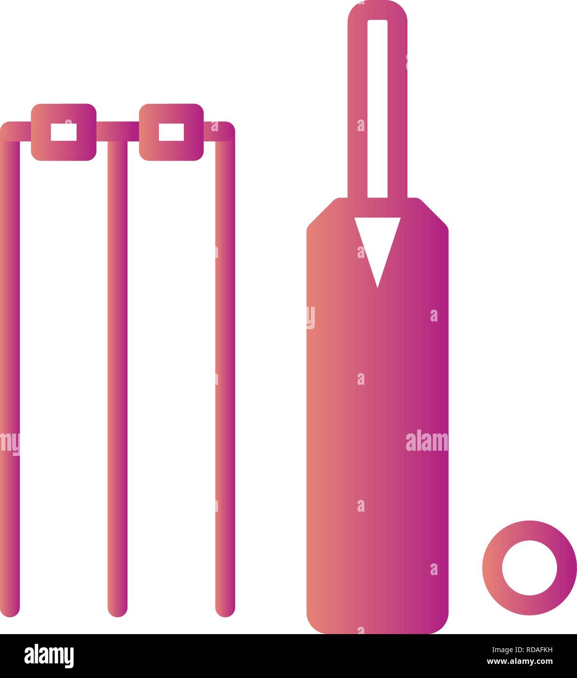 Cricket Sign Icon Vector Illustration For Personal And Commercial Use ...