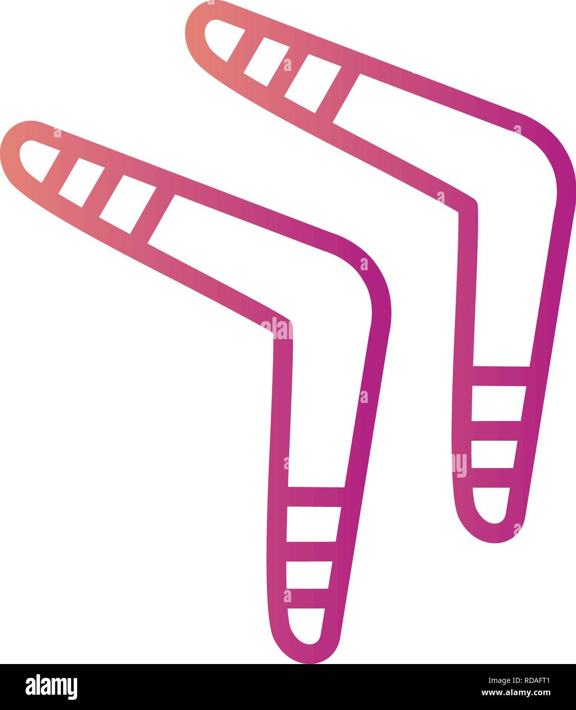 Boomerang Sign Icon Vector Illustration For Personal And Commercial Use ...