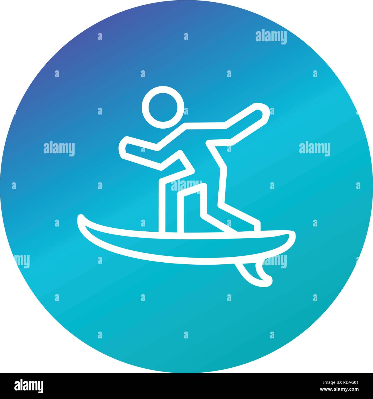 Surf Sign Icon Vector Illustration For Personal And Commercial Use ...