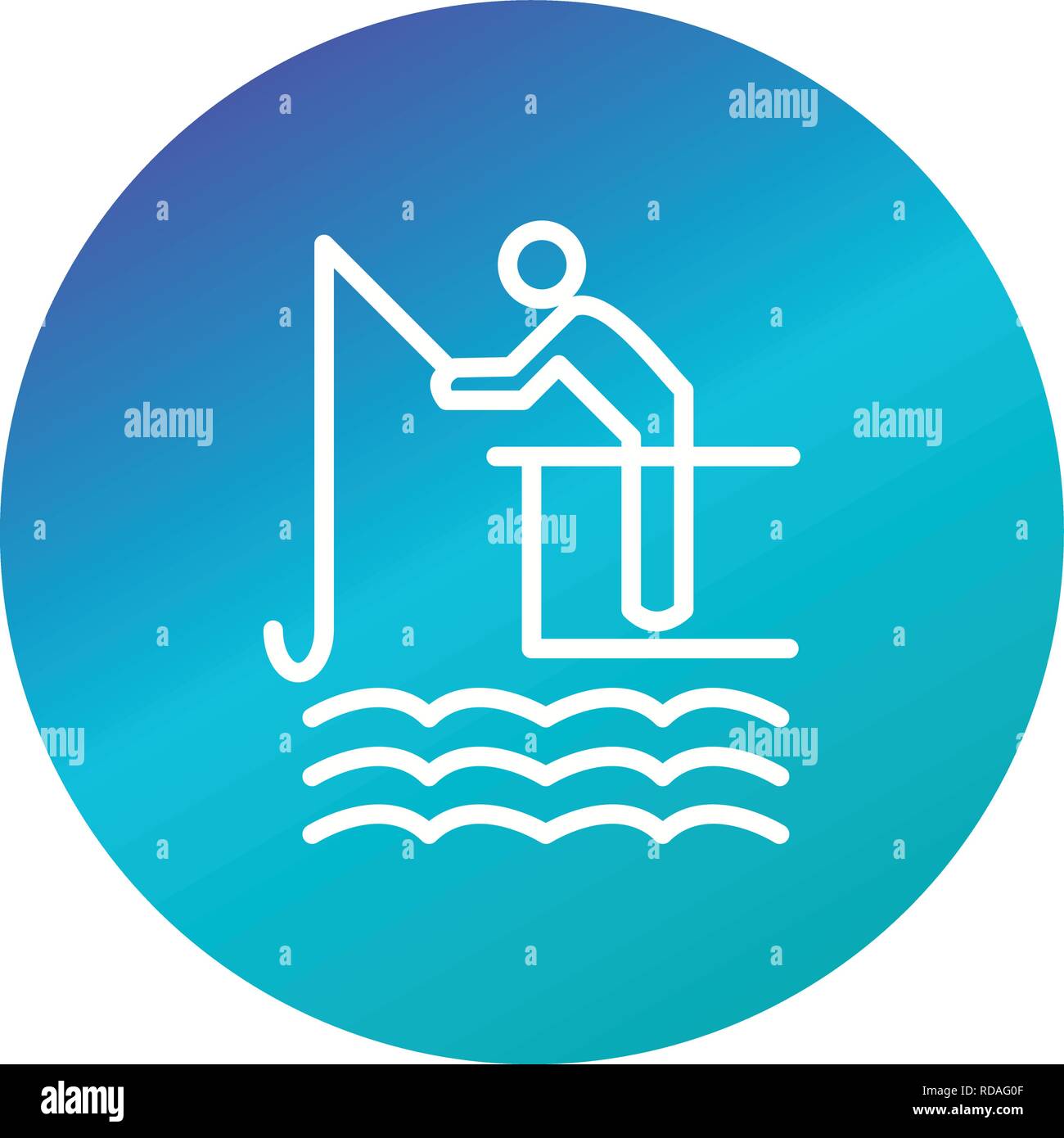 Fishing Sign Icon Vector Illustration For Personal And Commercial Use ...