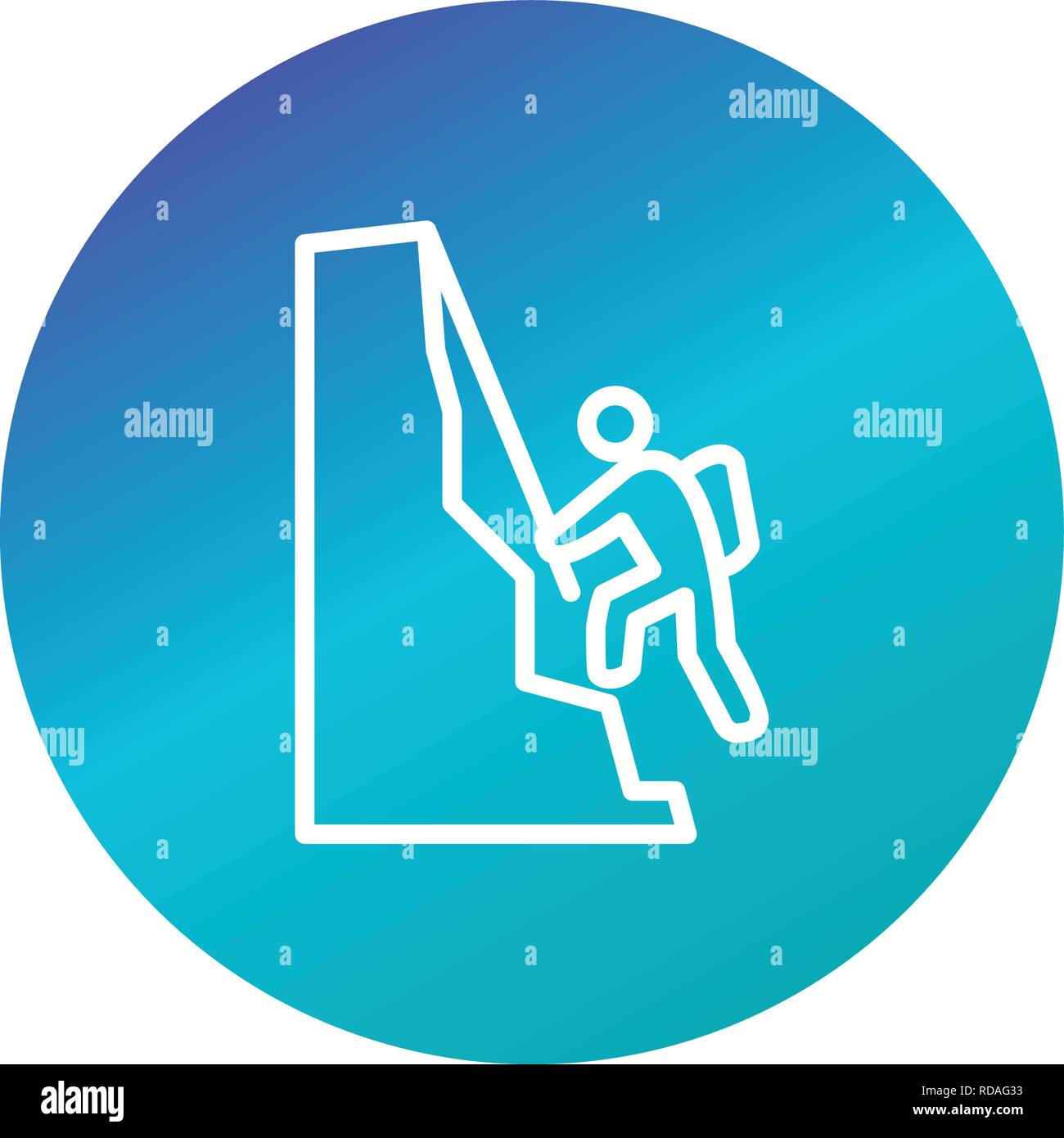 Climbing Sign Icon Vector Illustration For Personal And Commercial Use ...