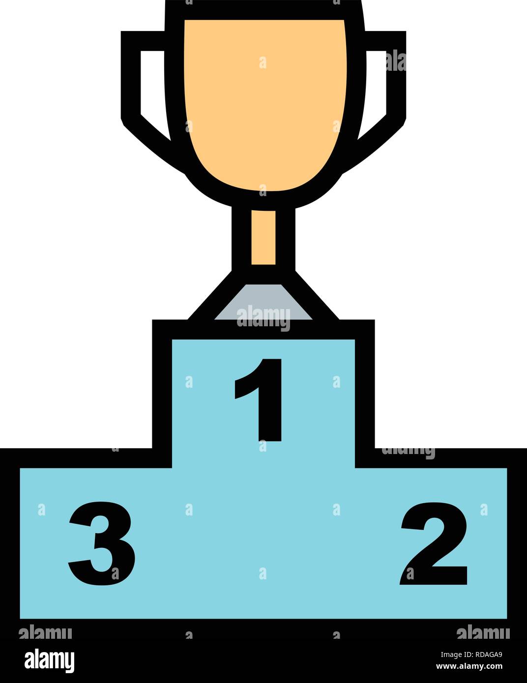 Podium Sign Icon Vector Illustration For Personal And Commercial Use ...