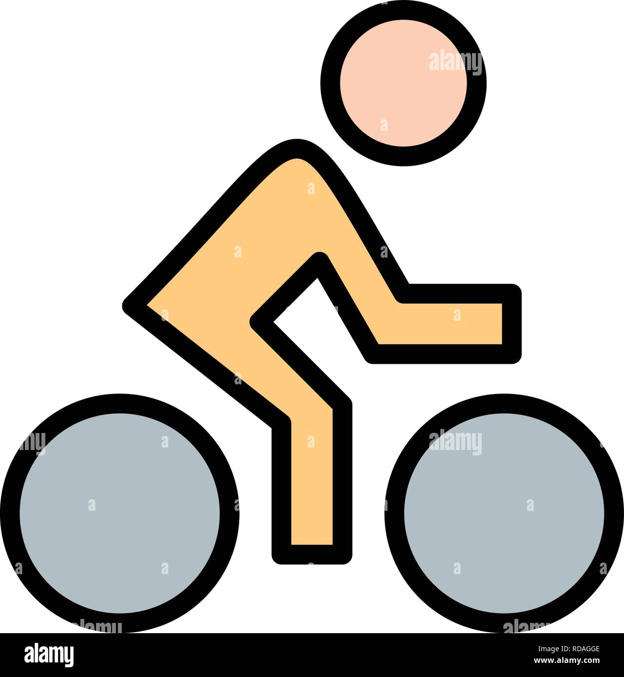 1 cyclist Stock Vector Images - Alamy