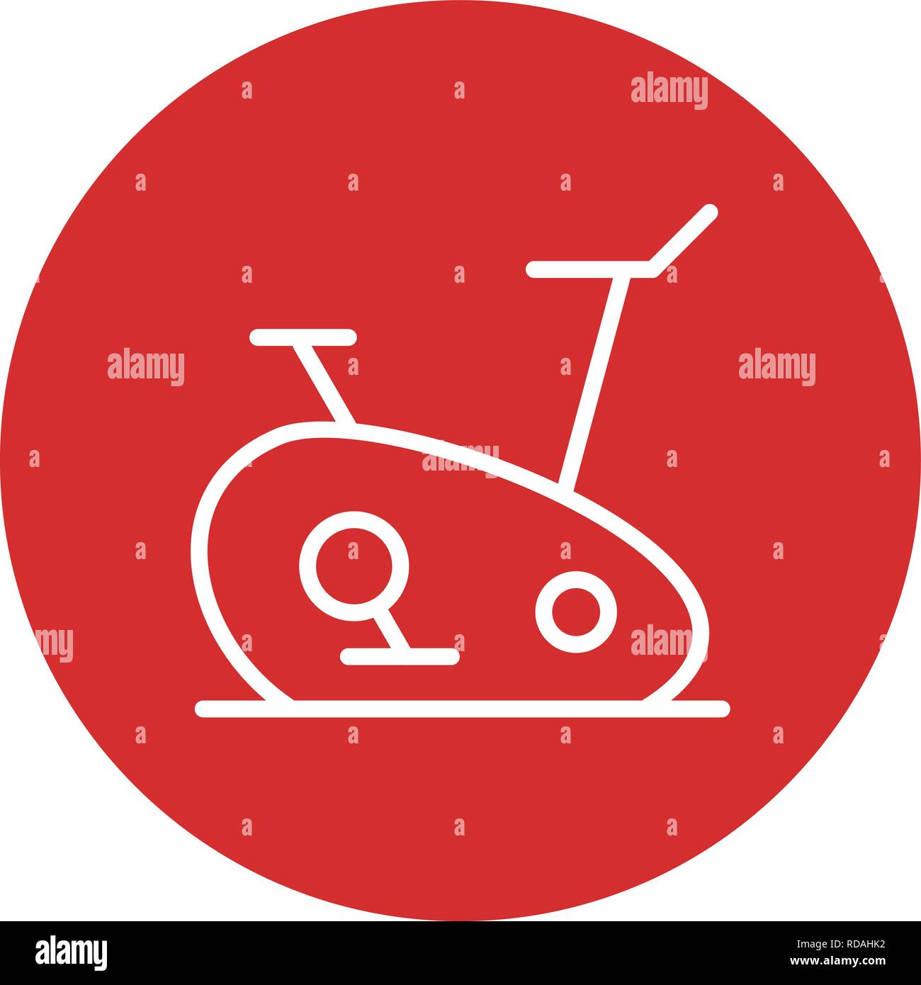 Cycle ergometer with Stock Vector Images - Alamy
