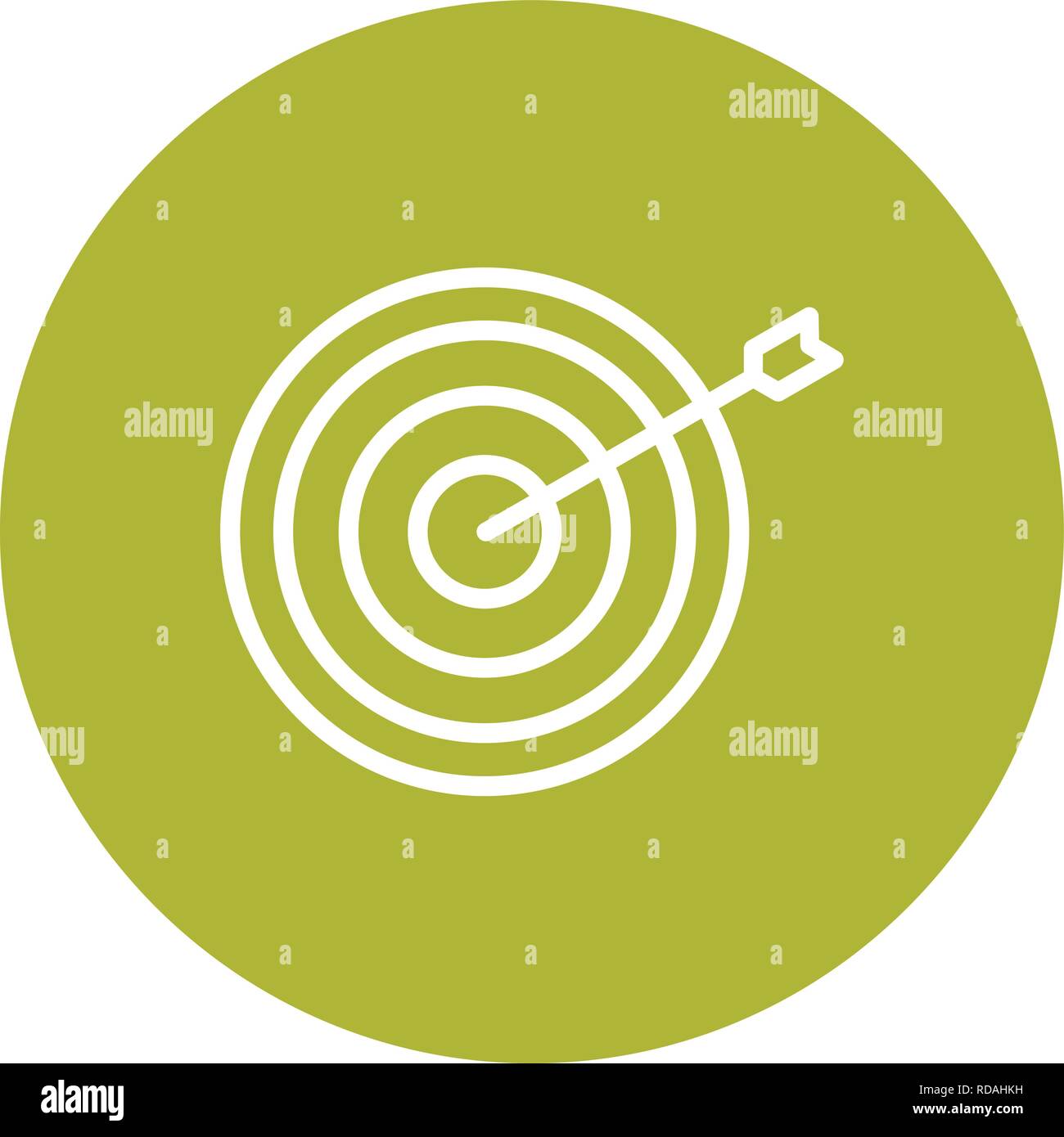 Bullseye Sign Icon Vector Illustration For Personal And Commercial Use ...