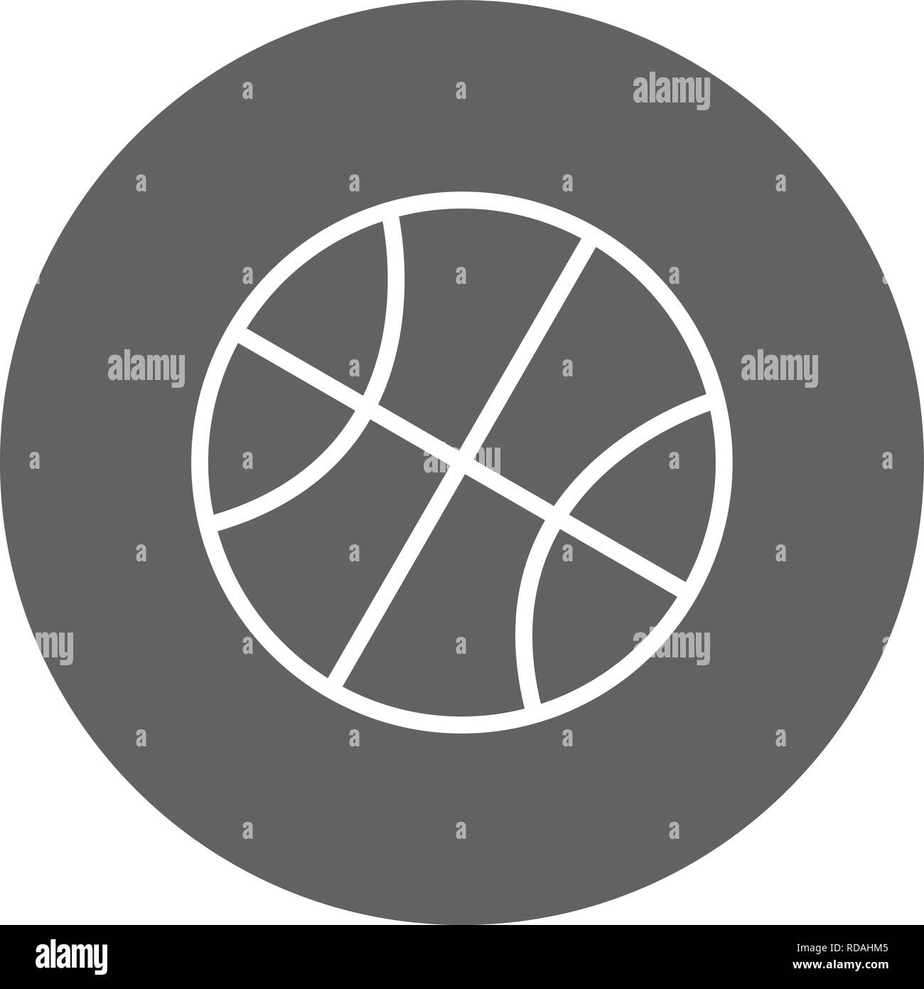 Basketball Sign Icon Vector Illustration For Personal And Commercial ...