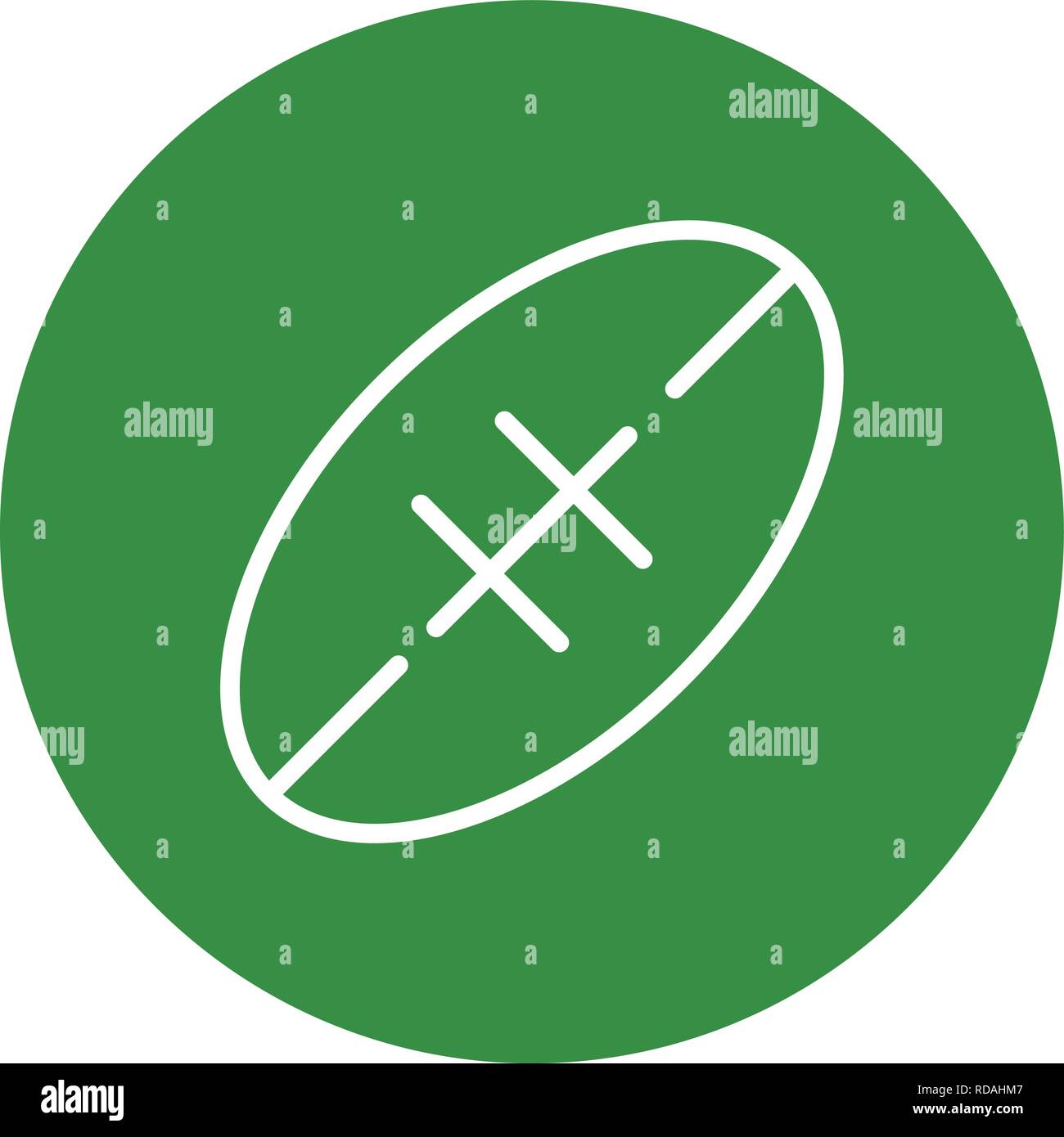 Rugby Sign Icon Vector Illustration For Personal And Commercial Use ...