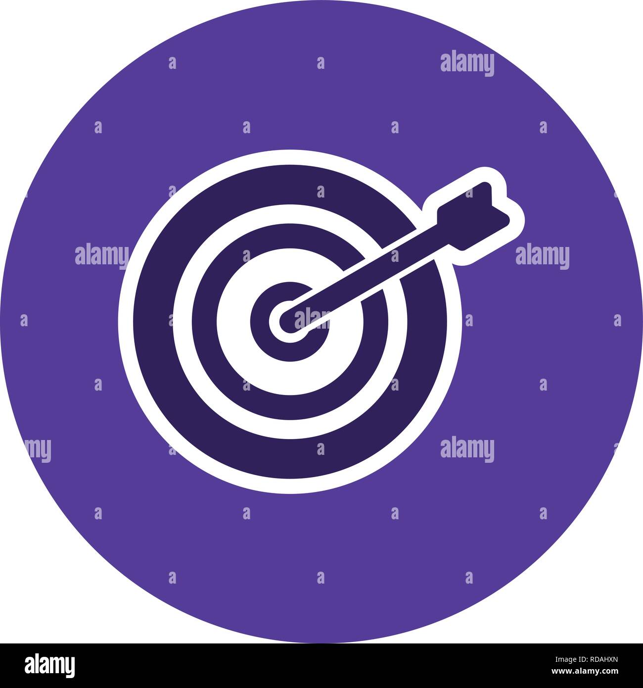 Bullseye Sign Icon Vector Illustration For Personal And Commercial Use ...