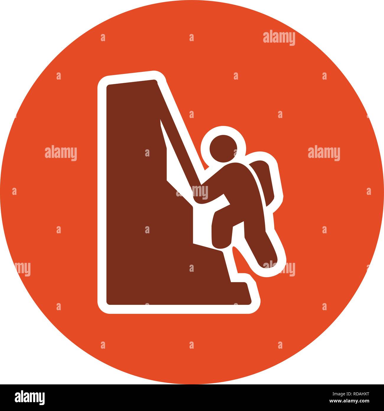 Climbing Sign Icon Vector Illustration For Personal And Commercial Use ...