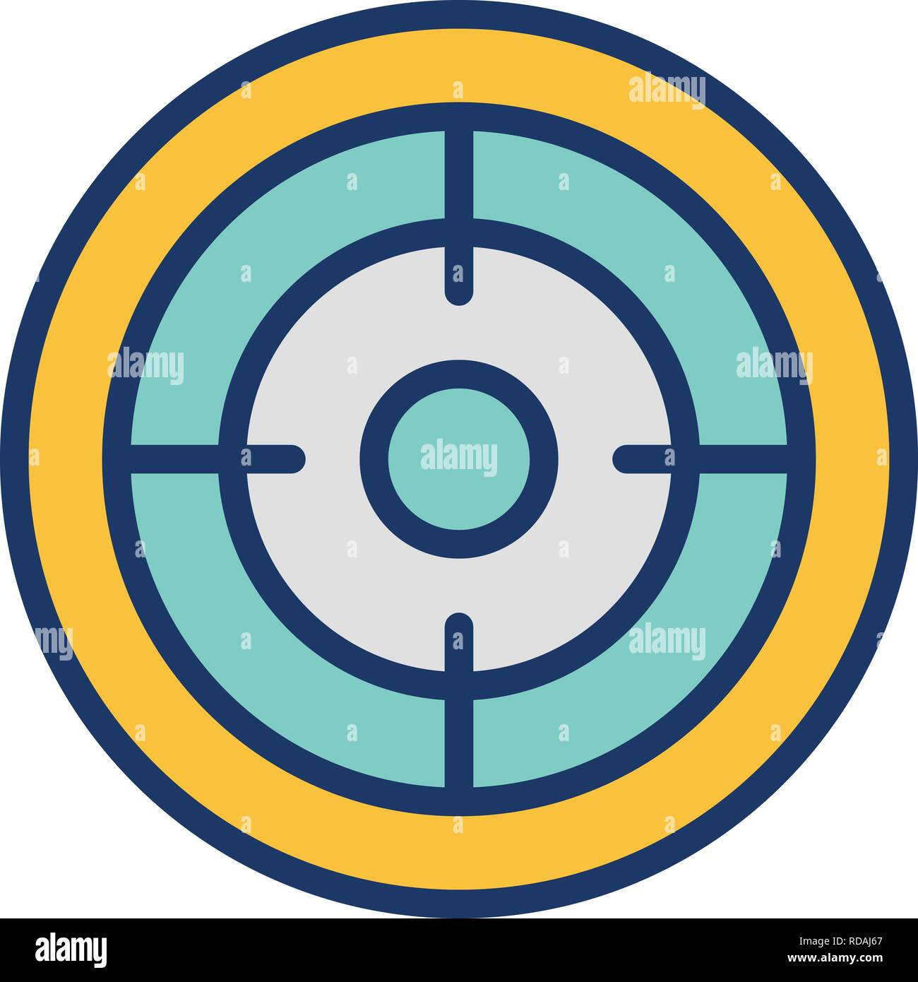 Goal Sign Icon Vector Illustration For Personal And Commercial Use ...