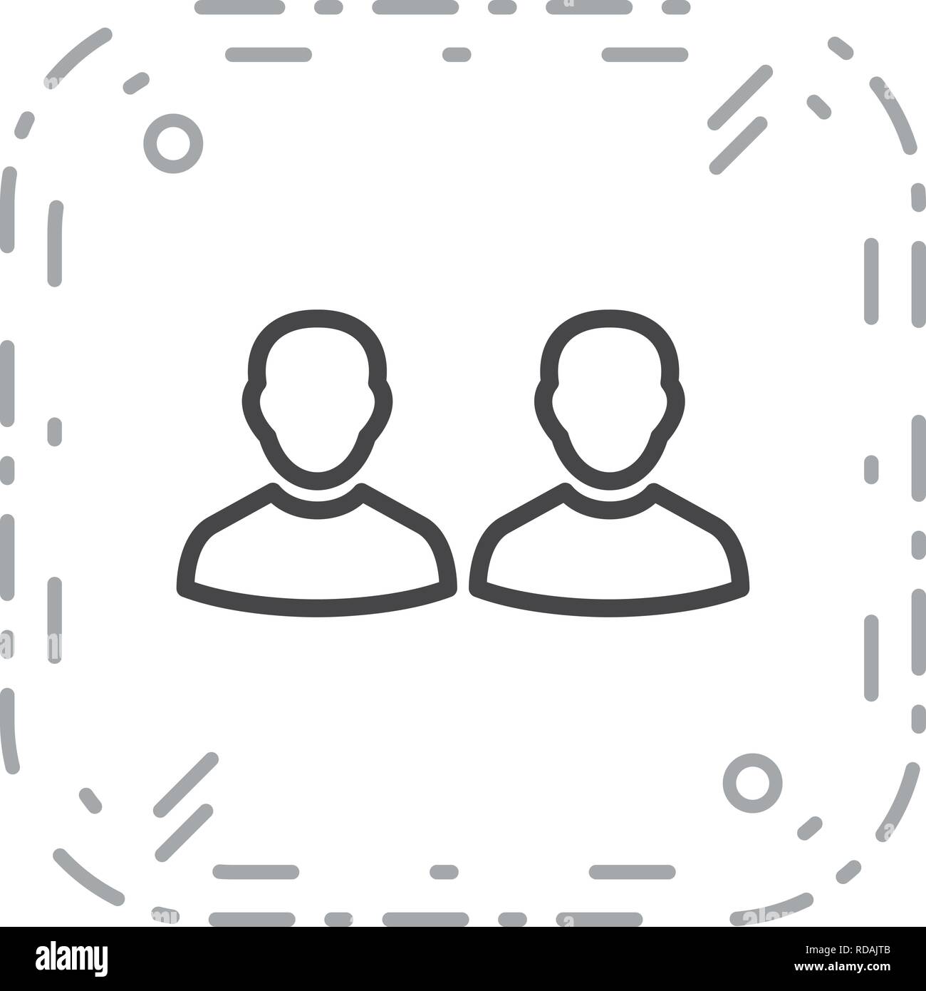 People Vector Icon Sign Icon Vector Illustration For Personal And ...