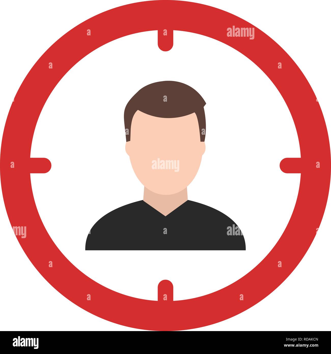 Aim Vector Icon Sign Icon Vector Illustration For Personal And ...