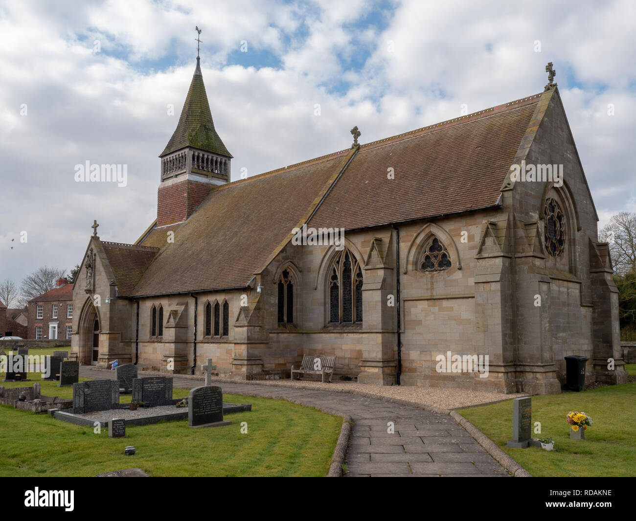 St Mary's Parish Church, West Lutton, Malton, Yorkshire, England, UK ...
