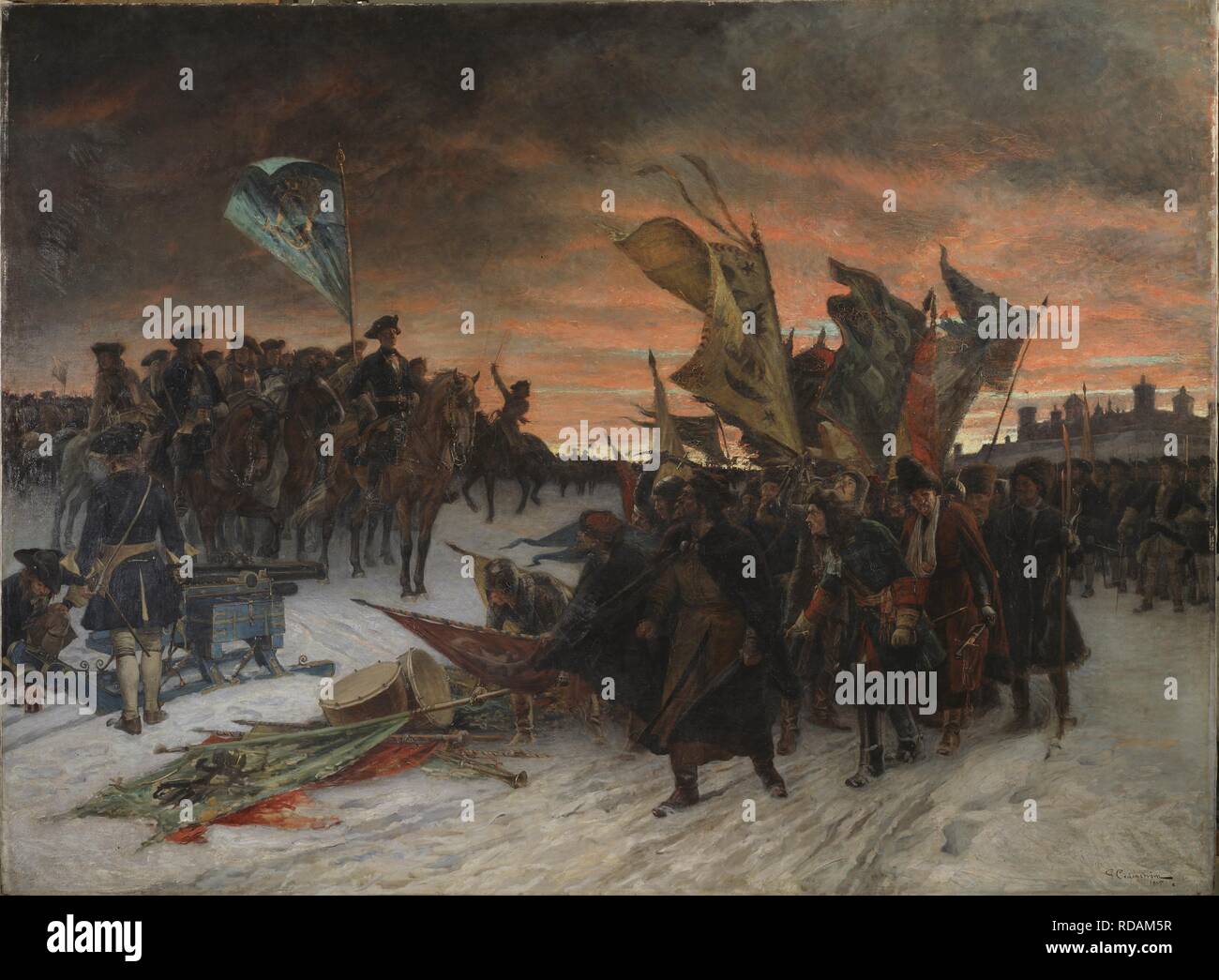 Narva. Museum: Nationalmuseum Stockholm. Author: Cederström, Gustaf ...