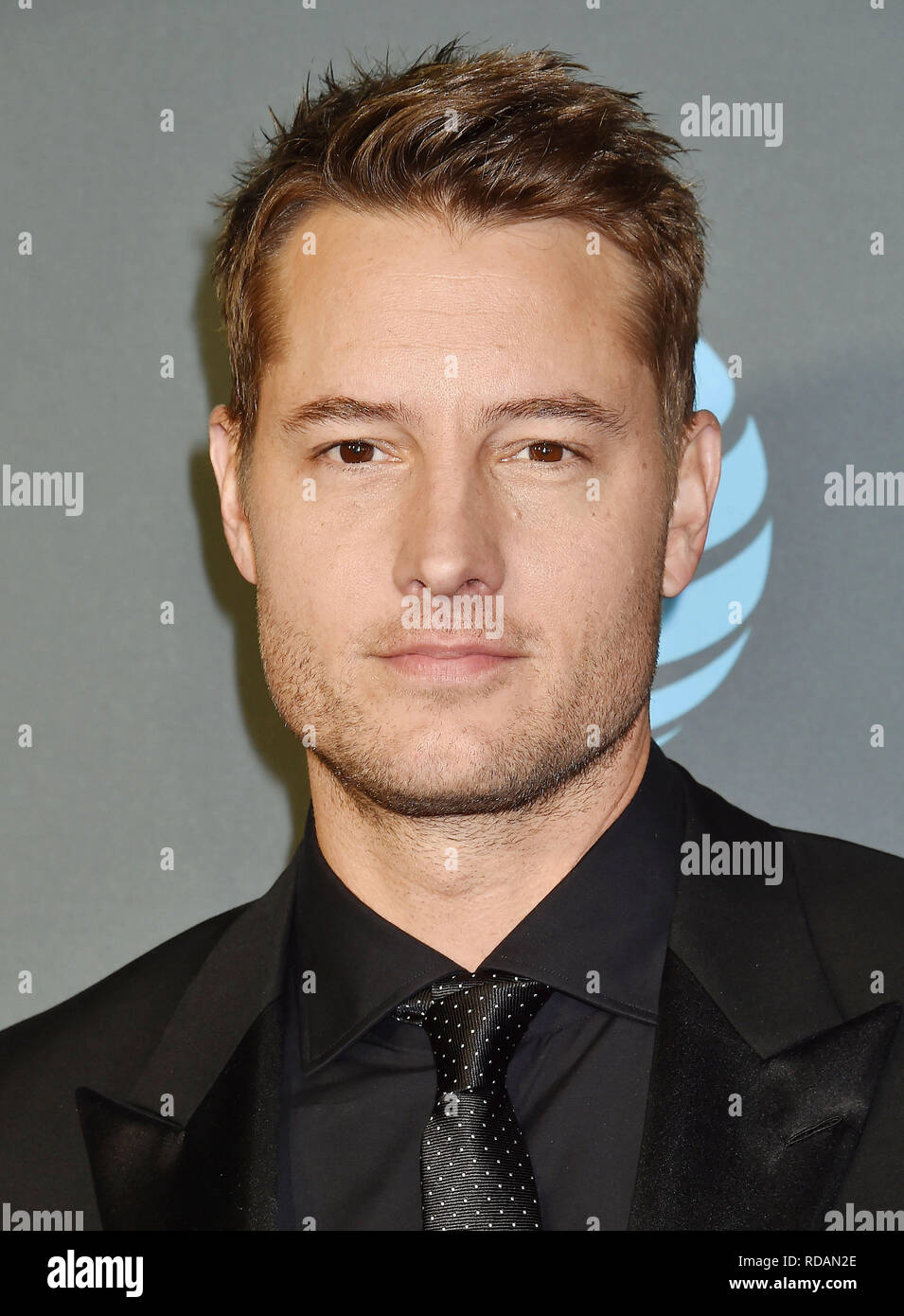 SANTA MONICA, CA - JANUARY 13: Justin Hartley arrives at the The 24th ...