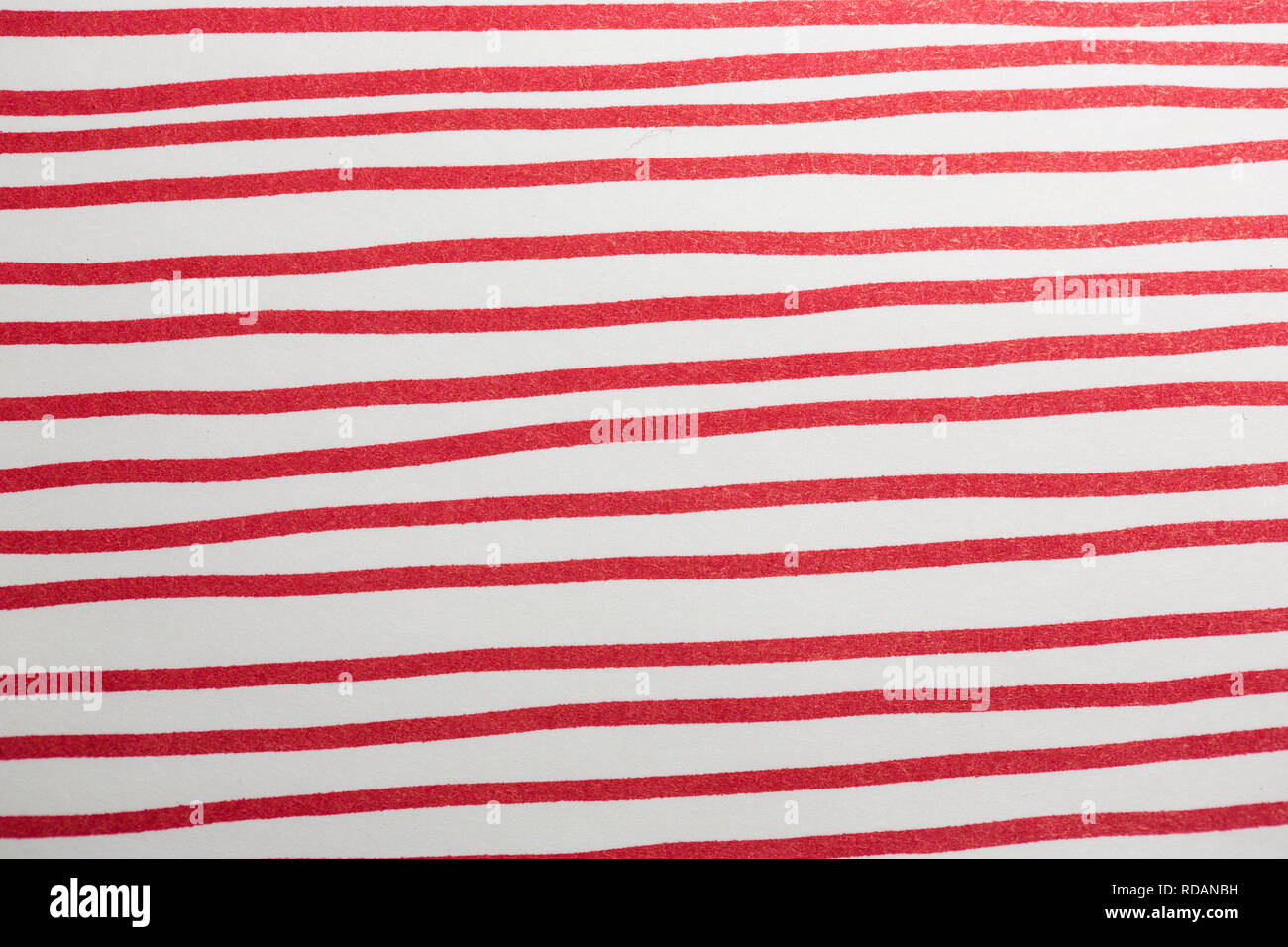 Red handdrawn stripes on white background Stock Photo - Alamy