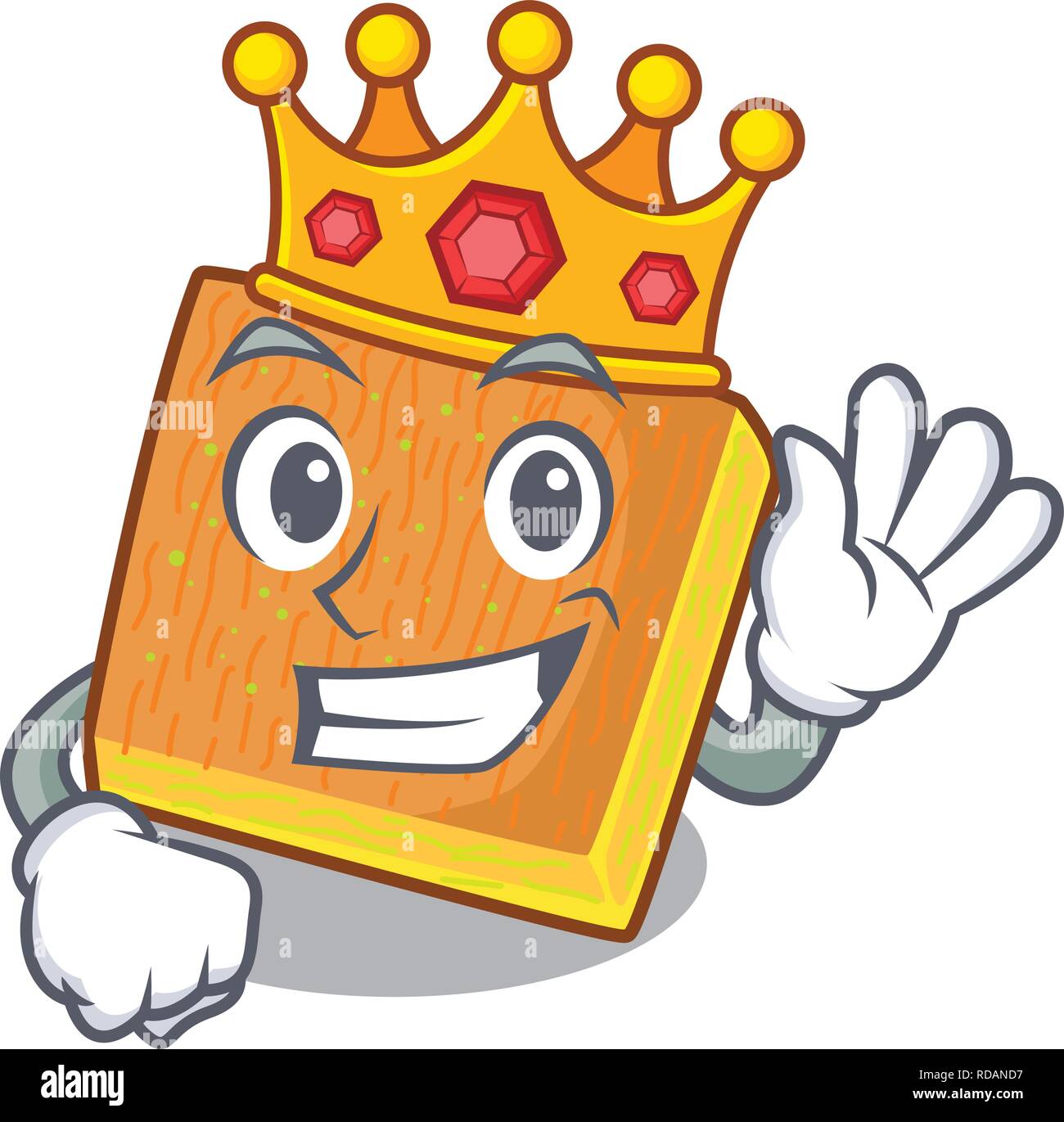 King kunafa was isolated from the mascot Stock Vector Image & Art - Alamy