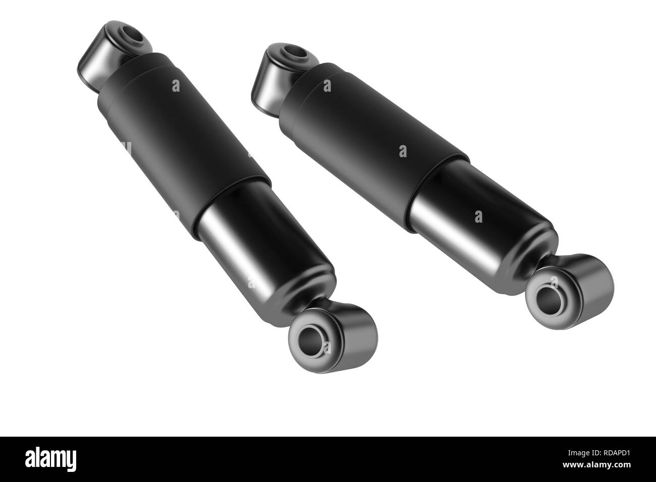 3D rendering. Trucks Cabin Shock Absorber, New auto parts, spare parts ...