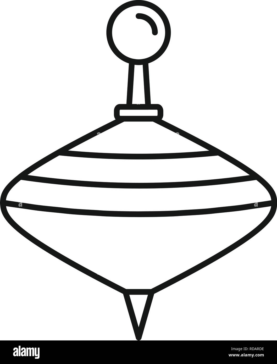 Whirligig icon. Outline whirligig vector icon for web design isolated ...