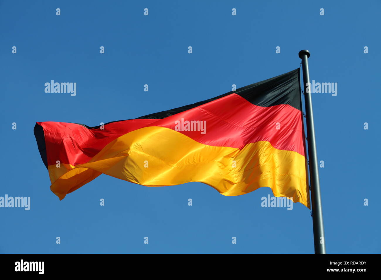 Waving german flag vector hi-res stock photography and images - Alamy