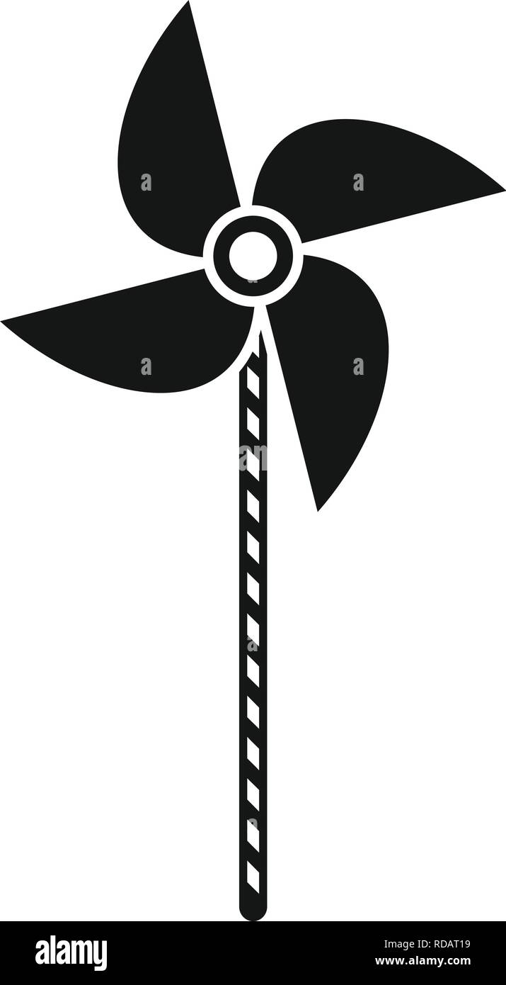 Propeller stick icon. Simple illustration of propeller stick vector ...