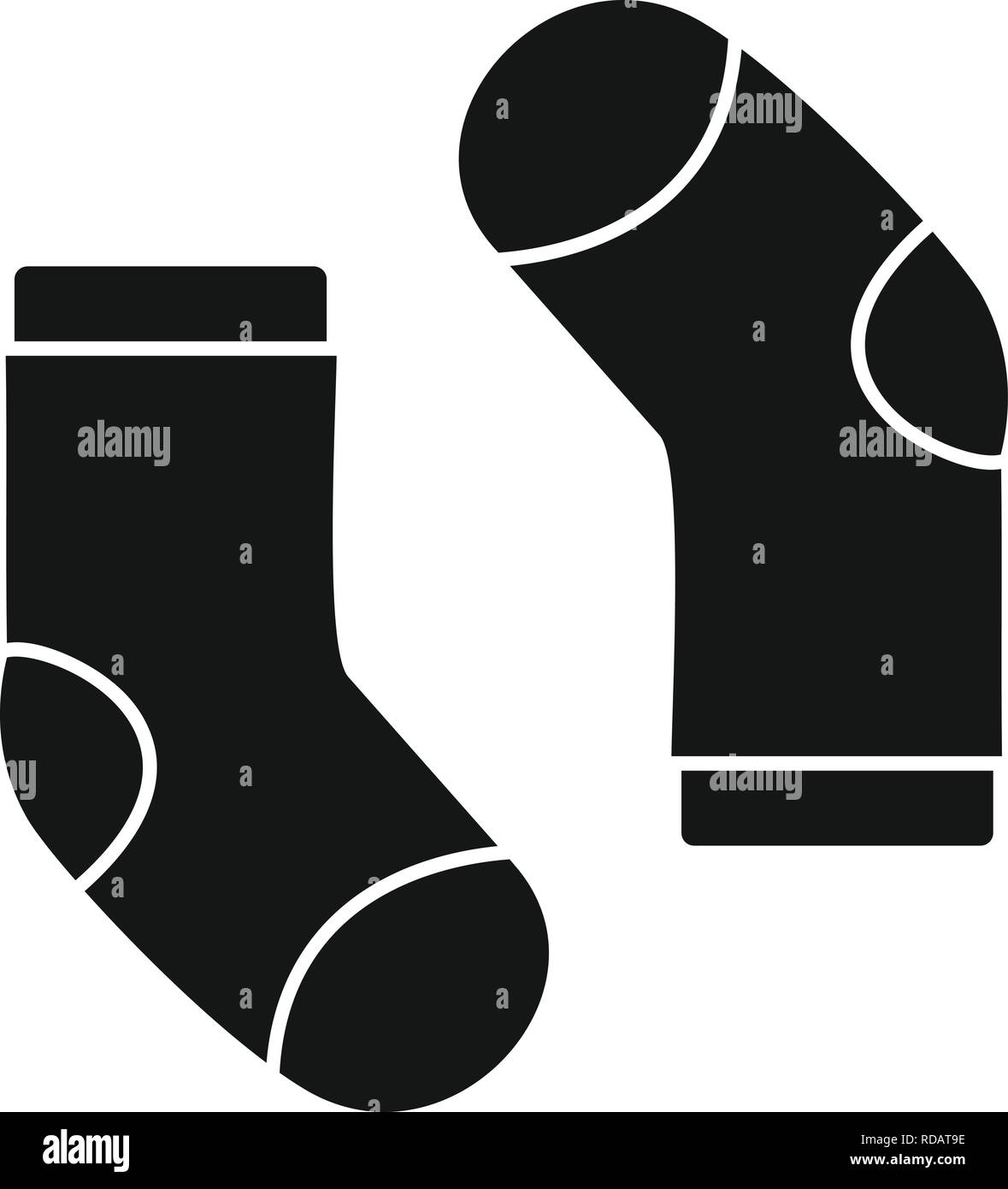 Sock baby isolated icon vector hi-res stock photography and images - Alamy