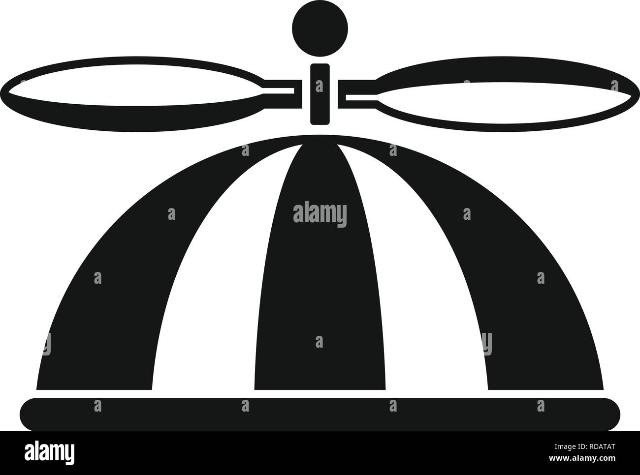 Funny kid cap icon. Simple illustration of funny kid cap vector icon ...