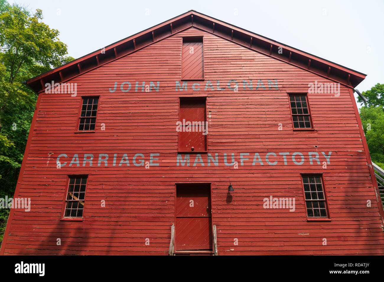 Historic farm buildings at Ohio's only National Park, Cuyahoga Valley ...