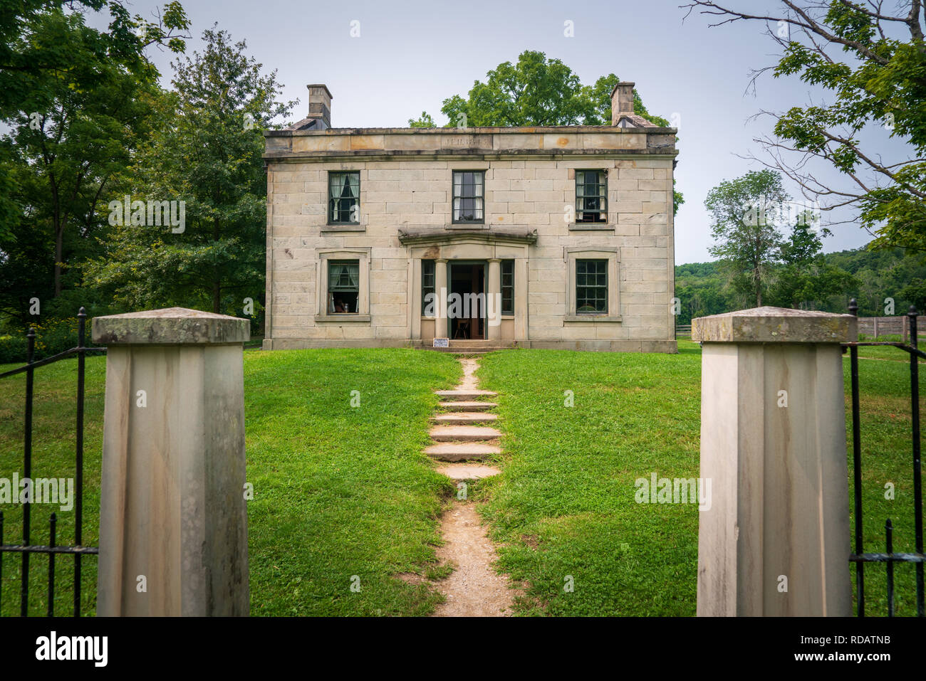 The historic Hale Farm Village in Ohio's only National Park, Cuyahoga ...