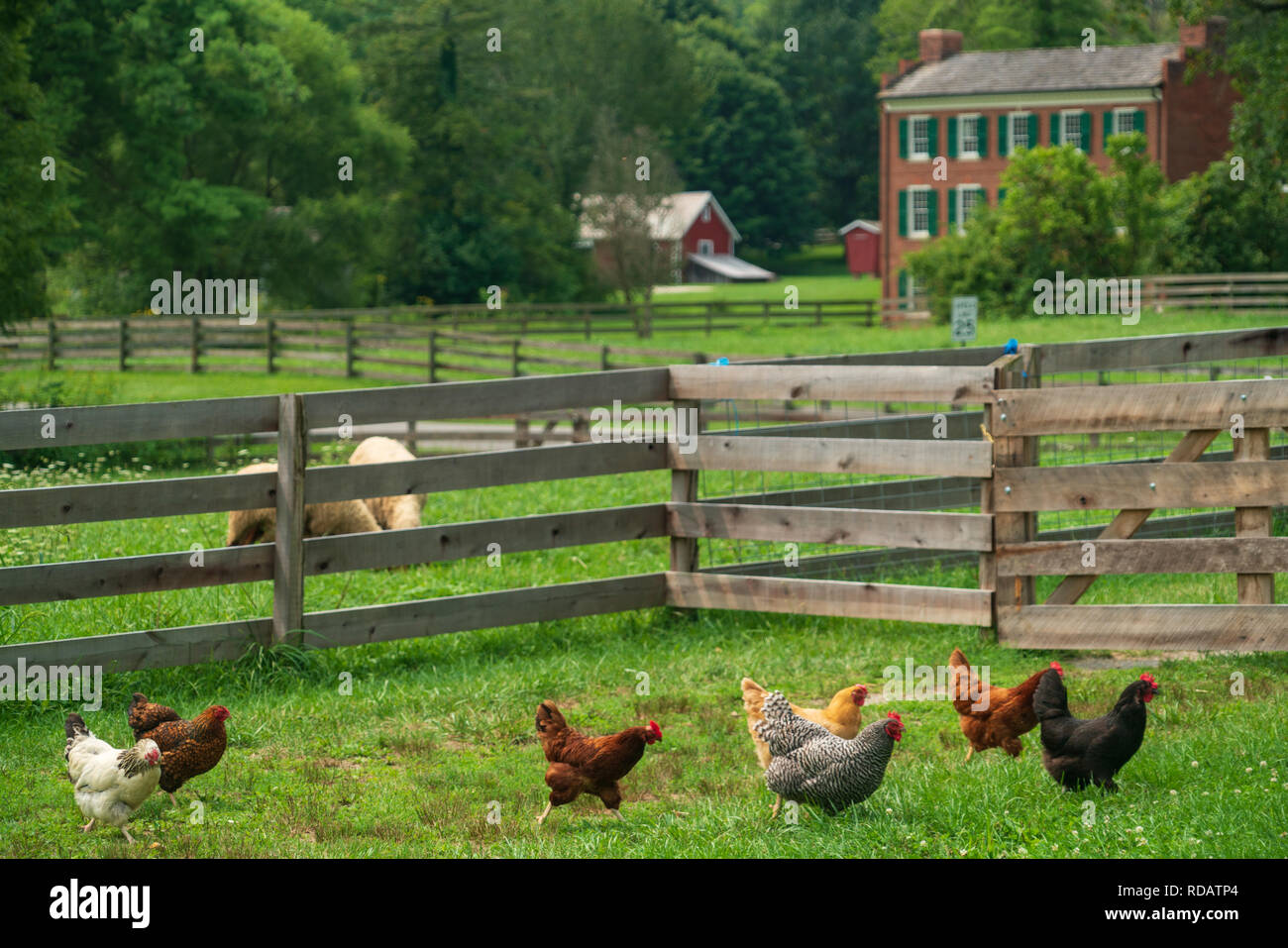 The historic Hale Farm Village in Ohio's only National Park, Cuyahoga ...