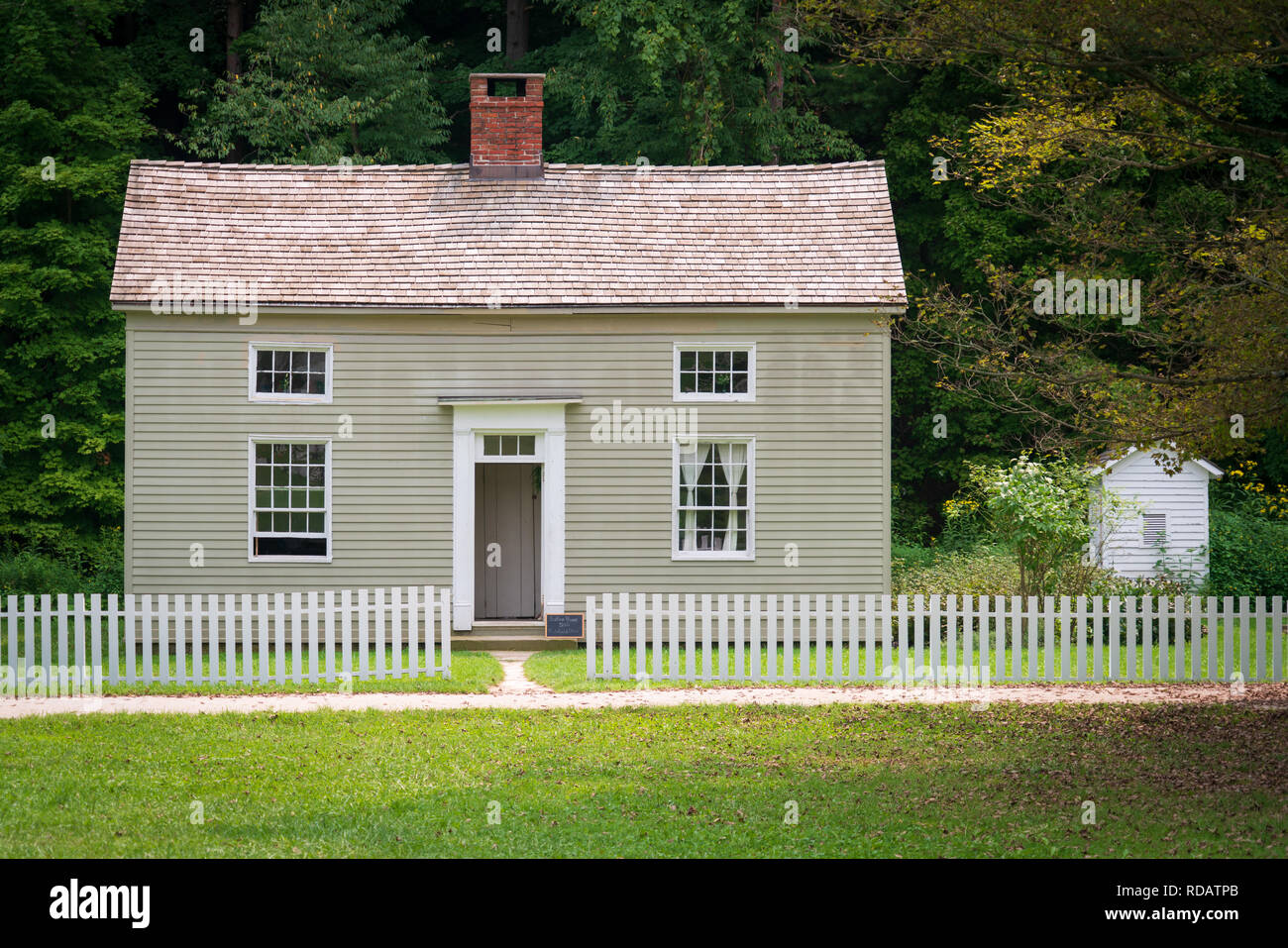 The historic Hale Farm Village in Ohio's only National Park, Cuyahoga ...